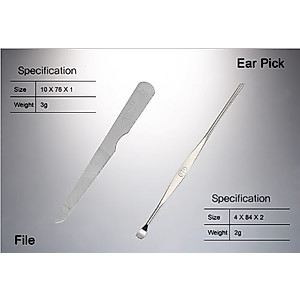 Korean Nail Clippers! Three Seven (777) Travel Manicure Grooming Kit Nail Clipper Set (6 PCs, 60KC), MADE IN KOREA, SINCE 1975