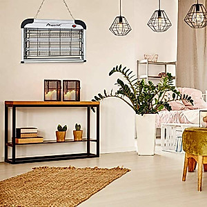 Aspectek 20W Electric Indoor Bug Zapper, Mosquito, Moth, Wasp, Insect Killer, Fly Zapper, Bug Lamp Light for Home, Restaurant, Office Use with Protection Mesh Film. Efficient & Effective