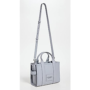Marc Jacobs Women's The Mini Tote, WOLF GREY, Blue, Graphic, One Size
