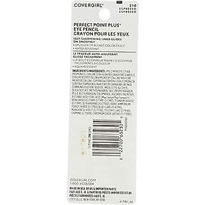 CoverGirl Perfect Point Plus Self Sharpening Eye Pencil, Espresso [210], 0.008 ounces (Pack of 3)
