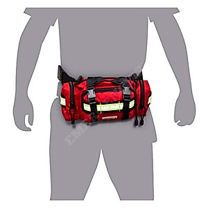Elite Bags Rescue Waist Kit – Waist Pack | Functional and Comfortable | Elite Bags (Red)