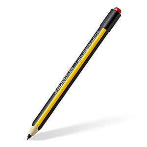 STAEDTLER Noris digital jumbo 180J 22. EMR Stylus with soft digital eraser. For digital writing, drawing and erasing on EMR equipped displays, yellow-black (check the compatibility list)