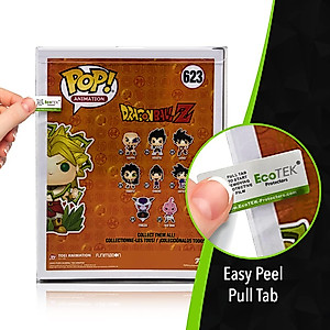 EcoTEK Protectors Pop Protector Compatible with Funko POP! - 6" Inch Figures Strong Acrylic Protector Scratch Resistant Crystal Clear Funko Pop Protector Case, Acid Free