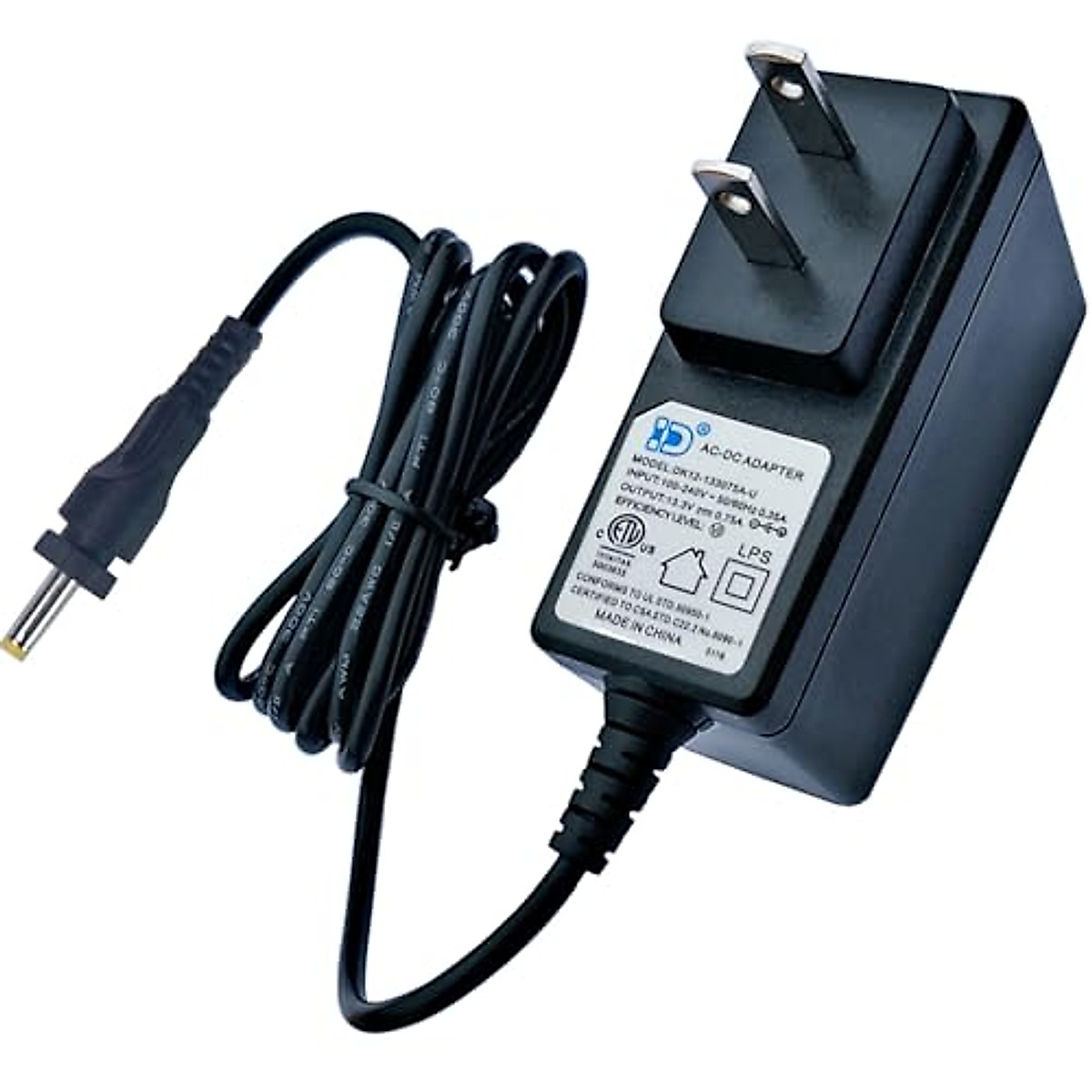 OEM Genuine Shark 13.3V 0.75A AC-DC Adapter for Shark CH950 14 CH95014 U4 66 CH950UKT CH950C CH955 Ultra Cyclone Pet Pro 10.8V Li-ion Battery UltraCyclone Cordless Vacuum Vac XCHRGCH950 Power Charger