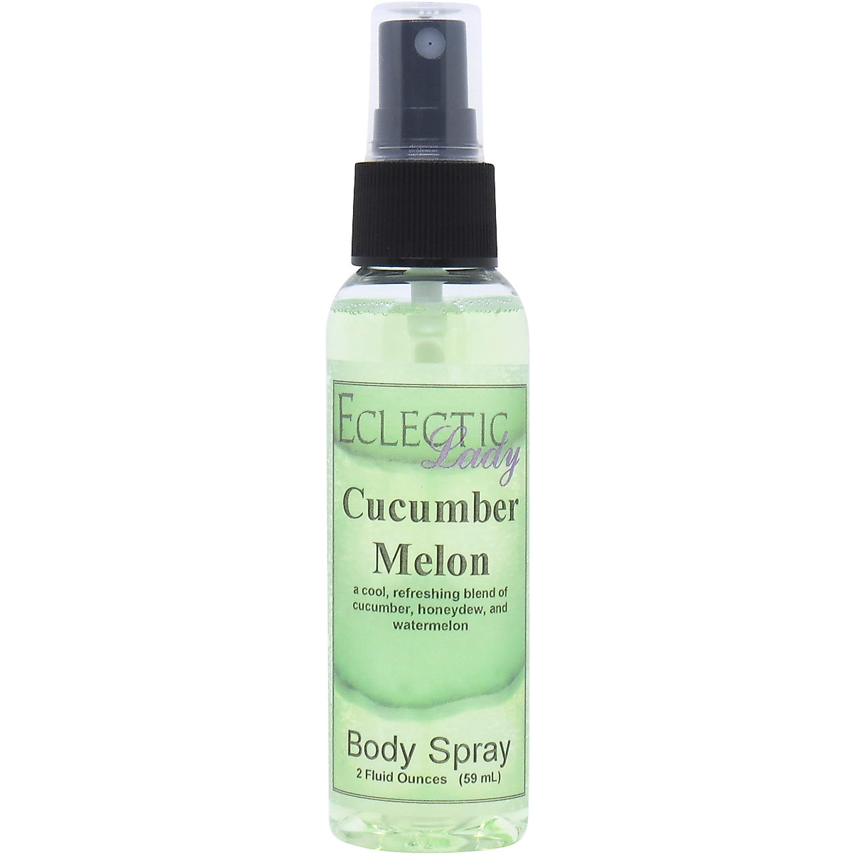 Cucumber Melon Body Spray, 2 ounces, Body Mist for Women with Clean, Light & Gentle Fragrance, Long Lasting Perfume with Comforting Scent for Men & Women, Cologne with Soft, Subtle Aroma For Daily Use