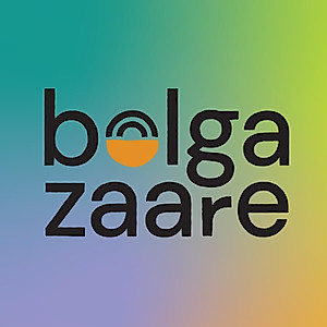 Bolga Zaare Market Basket, Handmade in Ghana by Women Artisans, Natural, Large, 16"-18" Diameter x 9"-10" H, RED Handle (1 Basket)