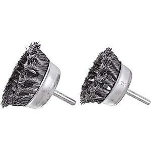 Rocaris 7Pcs Twist Knot Wire Wheel Brush for Drill Crimped Cup Wire Wheels Brush Set for Drill with 1/4-Inch Shank For Rust Removal, Corrosion and Scrub Surfaces