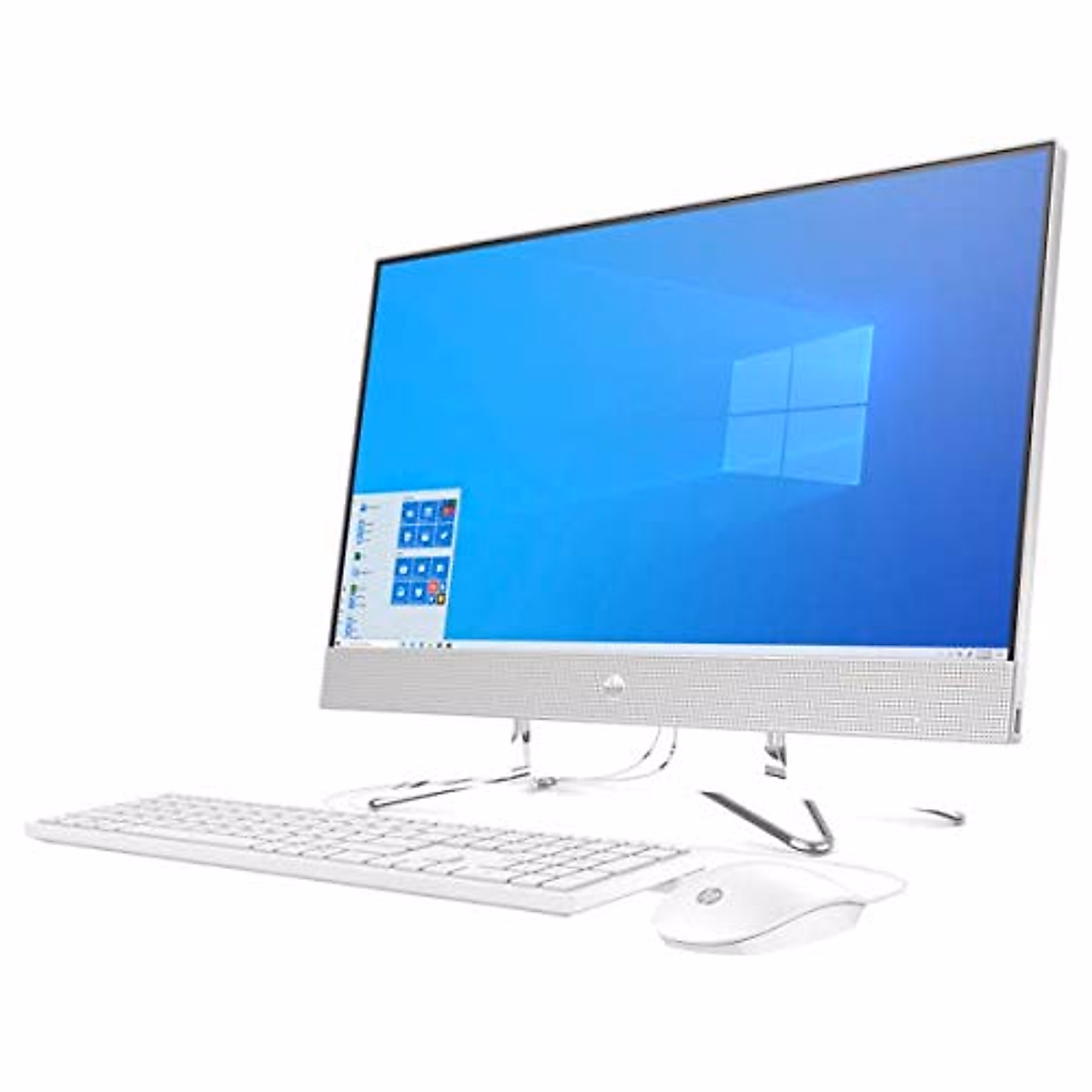 HP Pavilion 27 Touch Desktop 2TB SSD 32GB RAM Win 10 Pro (Intel 10th gen Quad Core CPU and Turbo Boost to 4.90GHz, 32 GB RAM, 2 TB SSD, 27-inch FullHD Touchscreen, Win 10 Pro) PC Computer All-in-One