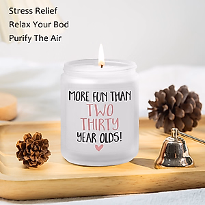 60th Birthday Gifts for Women, Men- Funny Happy 60th Bday Gift Ideas- Turning 60 Year Old Birthday Present for Best Friends, Wife, Mom, Dad, Sister, Grandma- Lavender Candles