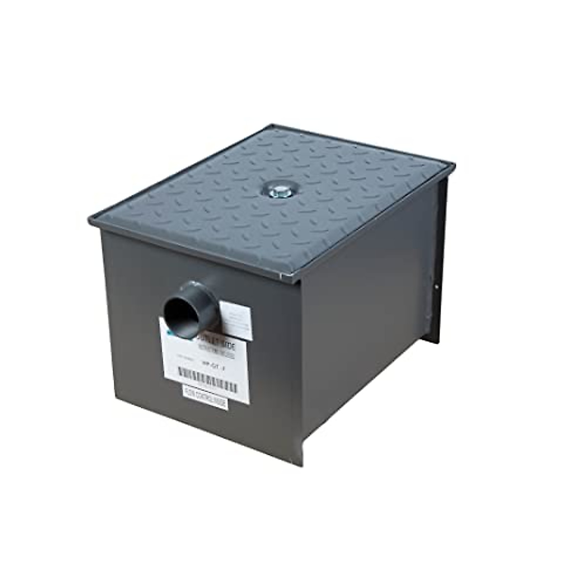 Wentworth 14 Pound Commercial Grease Trap Interceptor for Restaurant Under Sink Kitchen, 7 GPM, WP-GT-7