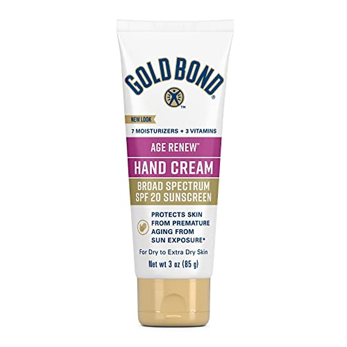Gold Bond Ultimate Age Defense Hand Cream 3 oz., with Broad Spectrum SPF 20 Sunscreen