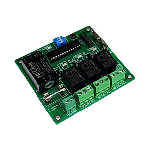 RC Remote 3 Channel Traffic Light Signal Controller/Sequencer/System Controllable by Remote Railroad Compatible AC Voltage 100V-240V 50/60HZ. DC V Up to 100V Bonus Pedestrian and Beacon Mode