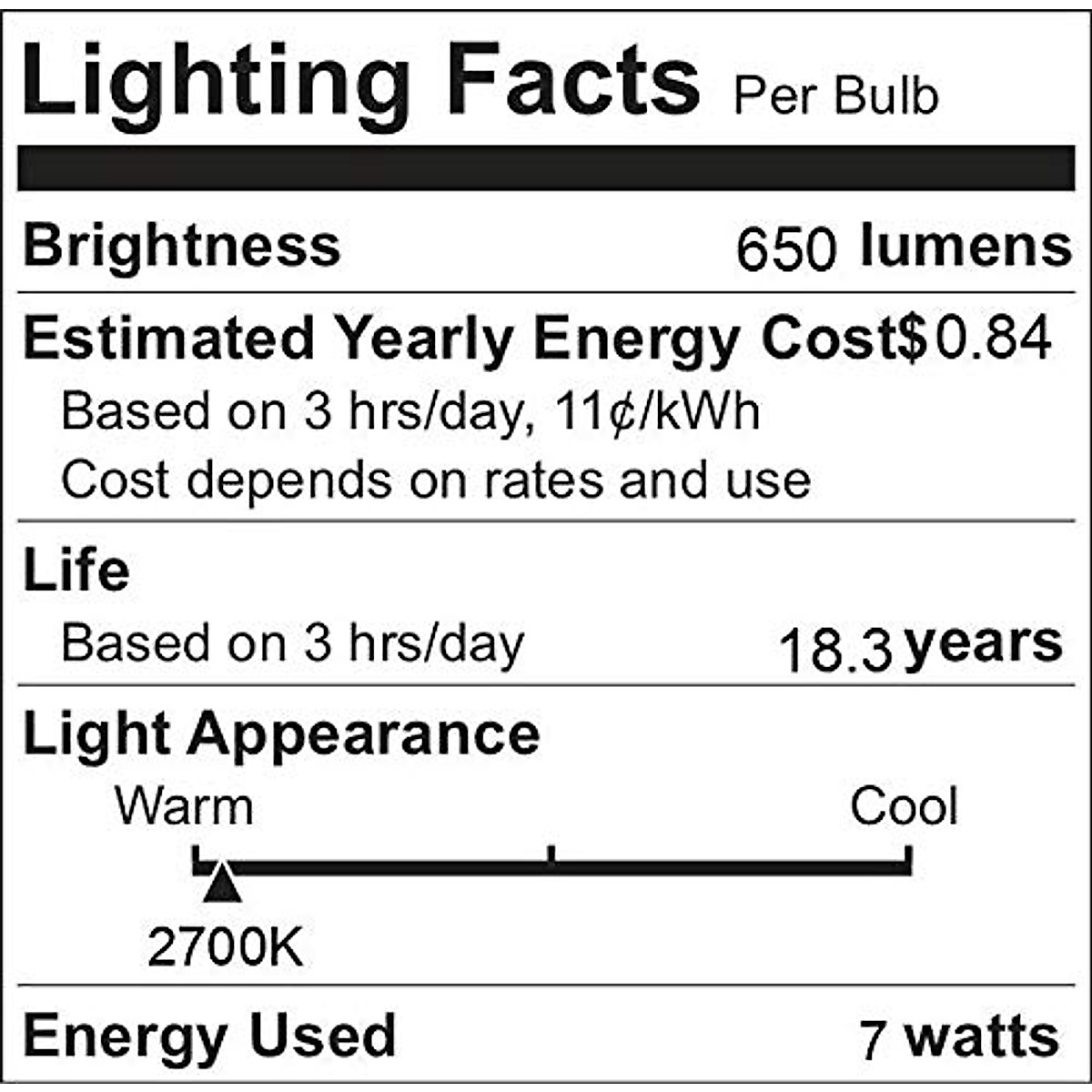 Govee Smart LED Bulbs, Bluetooth Light Bulbs, RGBWW Color Changing Light Bulbs with App Control, A19, E26, Music Sync and 8 Scene Mode for Living Room Bedroom Party, 2 Pack(Not Support WiFi/Alexa)