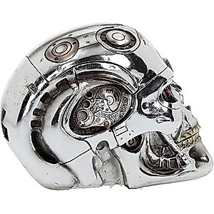 Terminator Nemesis Now T- Box 18cm Silver, Resin