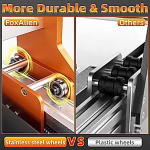 FoxAlien CNC Router Machine XE-PRO with Ball Screws, 400W Spindle 3-Axis Engraving Milling Machine for Wood Aluminum Cutting Upgradable to Linear Rails
