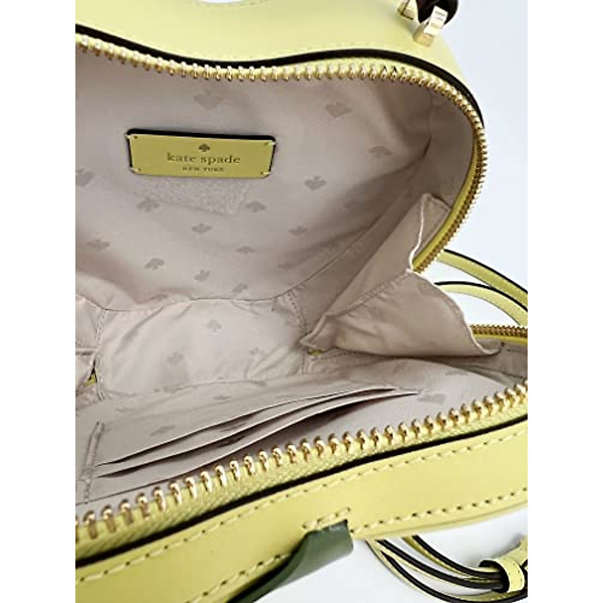 Kate Spade Honeycrisp Apple Novelty Crossbody Quilted Leather Green Multi