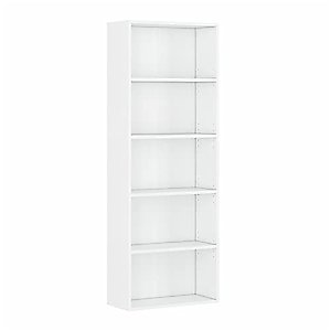 WAHEY Bookcase, 5-Tier Adjustable Open Storage Shelf Display Bookshelf, HOFB003