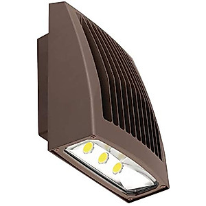 Hubbell Outdoor Lighting SG2-50-PCU SG Sling Series Slender wallpack/floodlight, 51W, 120-277V, 5000K, Bronze