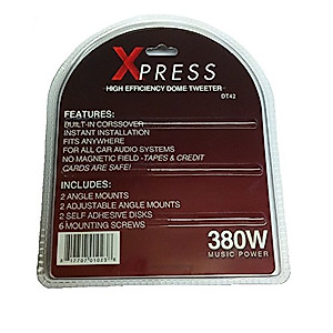XPRESS DT42 360 WATTS HIGH Efficiency Component Dome Tweeter Set