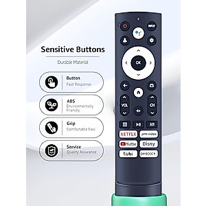 ERF3M90H Replacement Remote Control for Hisense Google Android TV 43A6H 43A65H 50A6H 55A6H 50U6H 55U6H 65A6H 65U6H 65U7H 65U8H 75A6H 75U8H (without Voice Function)