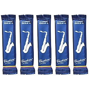 Vandoren SR2225 Tenor Sax Traditional Reeds Strength 2.5; Box of 5
