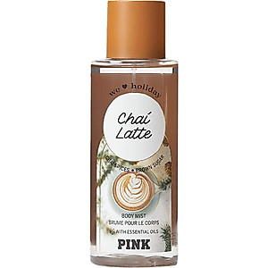 Victoria's Secret Pink Chai Latte Body Mist for Women 8.4 Ounce (Chai Latte), 8.40 Fl Oz (Pack of 1)