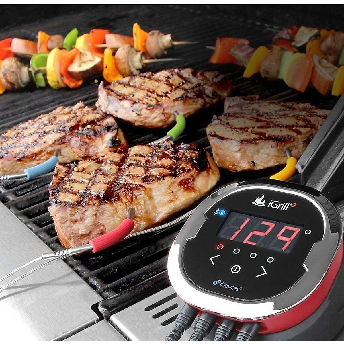 SafBbcue Meat Probe,4-Pack Weber Ambient Temperature Probe for Weber iGrill and Connect Smart Grilling Hub,Waterproof,fits Weber iGrill 2, iGrill 3 or iGrill Mini