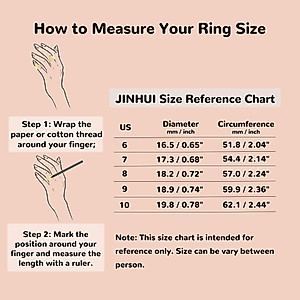 JINHUI Green Emerald Ring for Women, 18k Gold Plated Delicate Emerald Cut Ring, Dainty Birthstone Ring Jewelry Gift (Size 8).