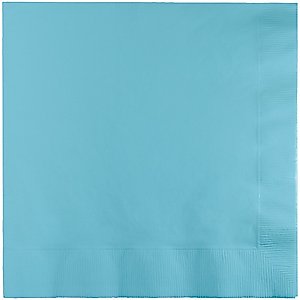 Creative Converting Napkins, One Size, Pastel Blue