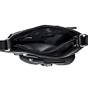 Purse King Pistol Concealed Carry Handbag (Dark Brown)