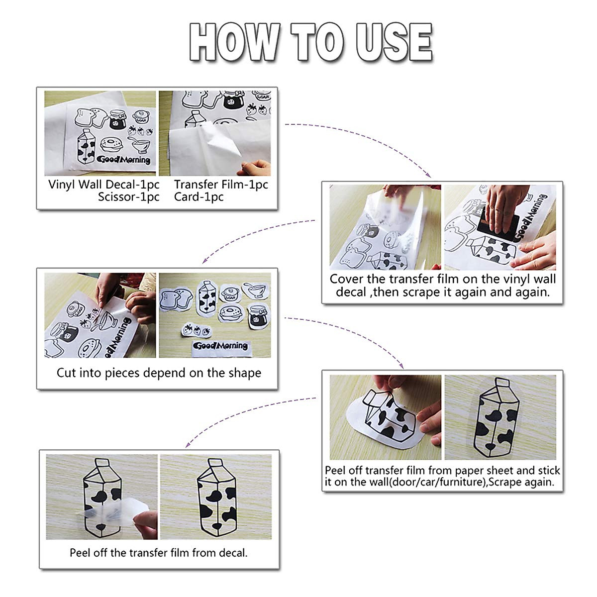 4PCS Laundry Room Wall Decal, DILIBRA Washer Dryer Bubble Soak Fold Repeat Wall Stickers, Quote Saying Signs Modern Trendy Washing Dry DIY Art Vinyl Wall Decor for Home Bathroom Closet