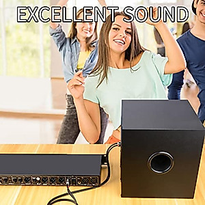 J&D 2 RCA M/M Stereo Audio Cable, Gold-Plated 2RCA Male to 2RCA Male Copper Shell Auxiliary Audio Cord for Home Theater HDTV Amplifiers Hi-Fi Systems Speakers, RCA Audio Cables, 3 Feet