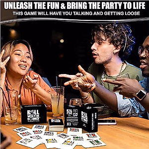 Roll With It or Bounce Dating Edition - A Hilarious Red Flags Card Game & Conversation Starter For Friends, Families & Couples | Fun Pregames For Adult Parties & College | Dares & Challenges For Teens