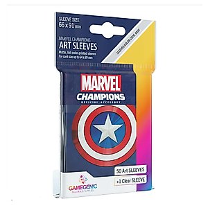 Gamegenic Marvel Art Sleeves - Captain America (G10096), Various color
