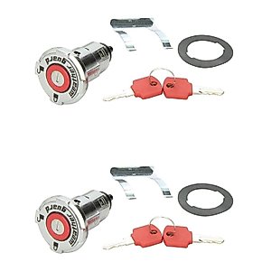 Weather Guard 7748-2PK Replacement Truck Tool Box Locks (2 Locks Keyed Alike)