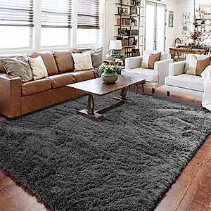 KICMOR Area Rugs, Soft Shag Fuzzy Rugs Fluffy Carpet