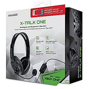 dreamGEAR X-Talk One Wired Headset with Microphone for Xbox One - Xbox One (Black)