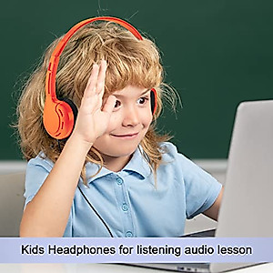 Yunsailing 30 Pack Class Set Headphones for Kids Students Bulk School Classroom Headphones Over Head Earphones on Ear Earbuds Adjustable with 3.5 mm Jack for Child Children Adults (Bright Colors)