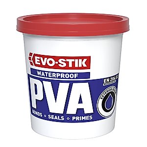 1 Litre Evo-Stik Waterproof PVA building glue primer sealer waterproofer admixture 123601