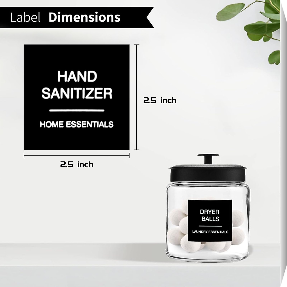 Gbuxska 144PCS Laundry Room Labels, Minimalist Water Resistant Stickers,Water/Oil Resistant Stickers for Laundry Room, Jars, Bathroom and The Beauty Organization