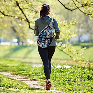 XEYOU Unisex Sling Bag Multipurpose Crossbody Shoulder Bag Travel Chest Pack for Men Women Lightweight Casual Daypacks (Cotton)