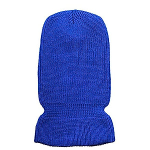 Ireland Ski Mask 4 Leaf Clover Embroidered Three Hole Mask St Patrick's Day Face Cover Shamrock Knitted Balaclava Warm Hat (Black)