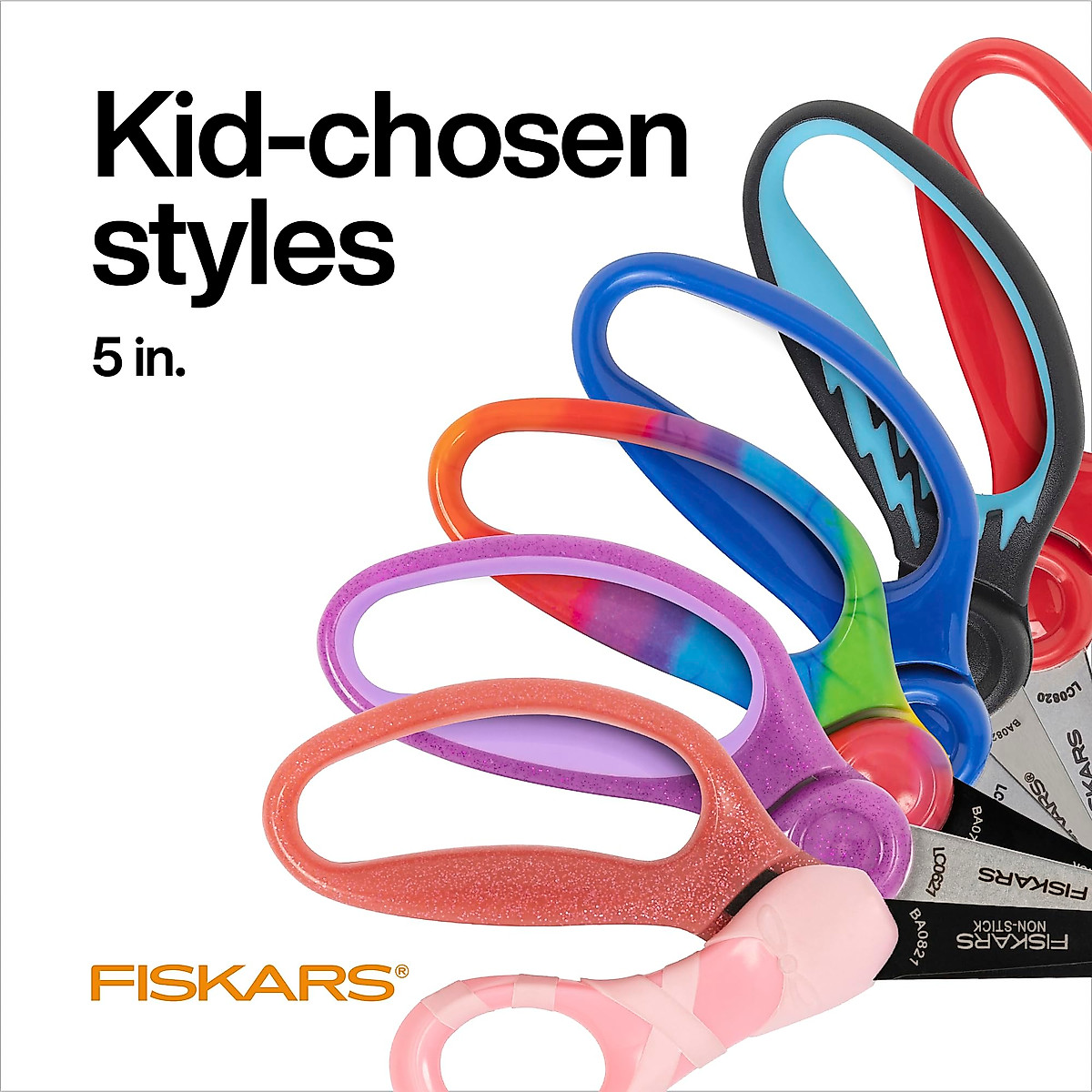 Fiskars Kids Scissors Magic Morph Pointed-tip, 5 Inch, Mermaid