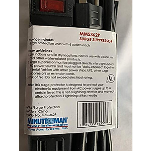 6 Outlet Surge Protector Twin Pack