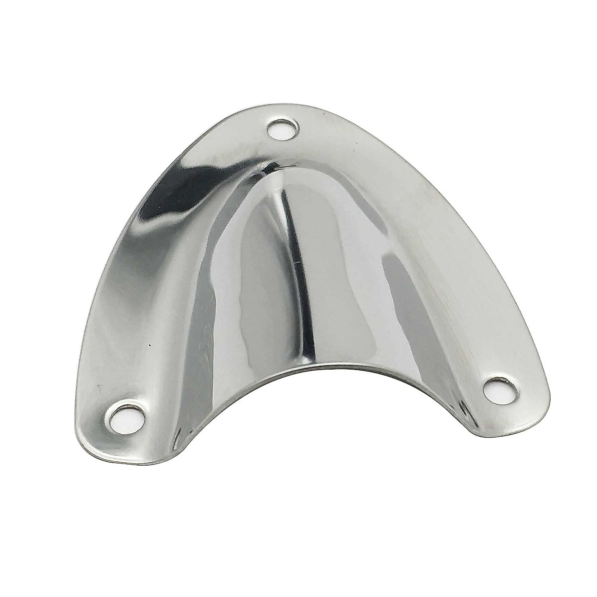 Norsea-Stainless Steel Clam Shell Vent, Wire Cable Cover, Outlet,Cap, Clamshell -One Piece Structure and Streamlined Design for Boats, RVs and Outdoor Application -Pack of 2 PCS