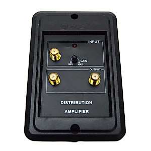 Indoor Outdoor High Gain Signal Amplifier HDTV VHF UHF FM Channel Boost