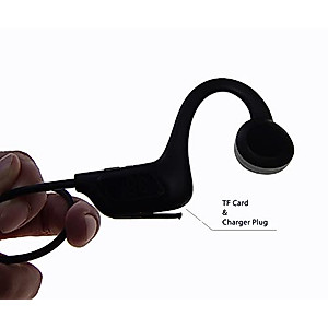 Open-Ear True Wireless Stereo Headphones Over Ear Air Conduction Loud And Clear Headset Wireless Hands-Free Pain Free Headphones For Cycling Driving Hiking Students Ears Pain-Free Earphone (Black)