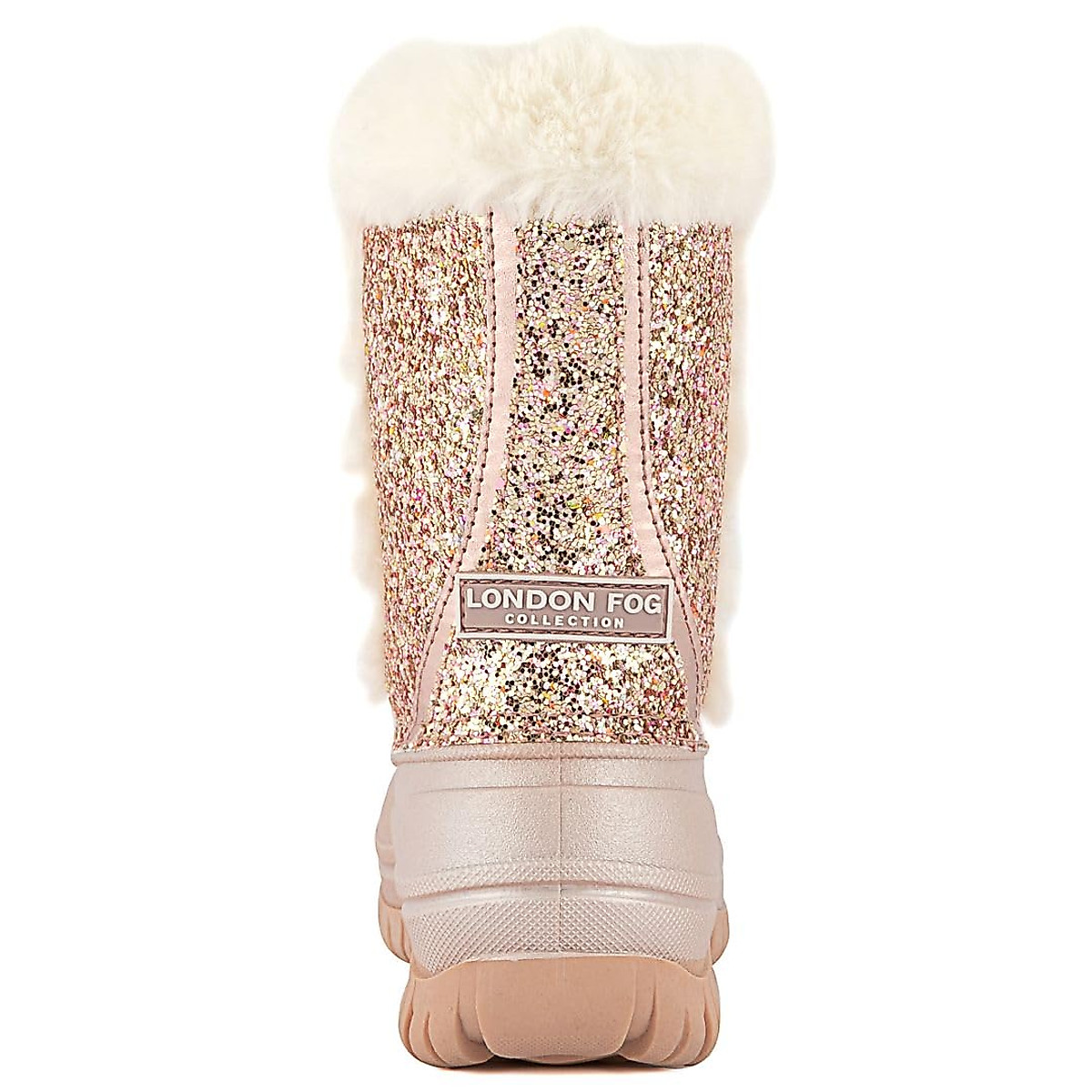 LONDON FOG Girls Youth and Toddler Icelyn Cold Weather Warm Lined Snow Boot girls boot in youth and toddler sizes white size 12