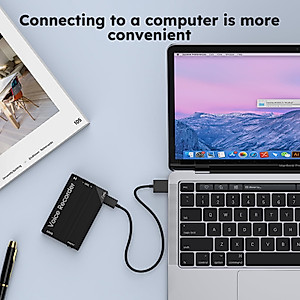 Chasesun Voice Recorder - 64GB Digital Voice Recorder 750 Hours Recording Capacity Recording Device with Playback,Can Be Use as MP3 Suitable for Meetings Lectures Black 4.5X7X0.7