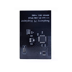 Treedix 3.5inch TFT Touch Screen Module 50Hz 320x480 Resolution LCD Display with Touch Pen ABS Case and Cooling Fan Compatible with Raspberry 4B Pi4